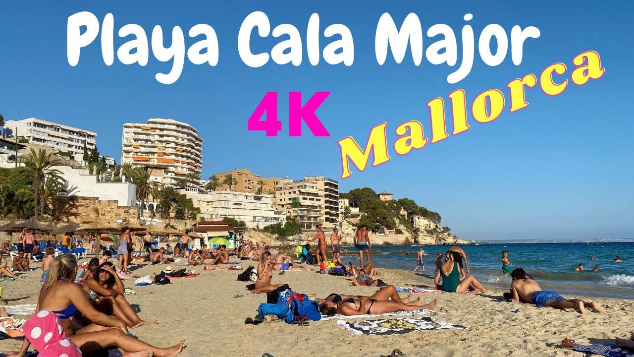 Beach Walk Playa Cala Major | Mallorca | August 2021 - YouTube