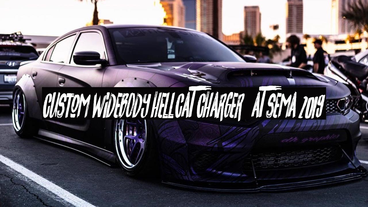 Custom Widebody Hellcat Charger at SEMA 2019 - YouTube