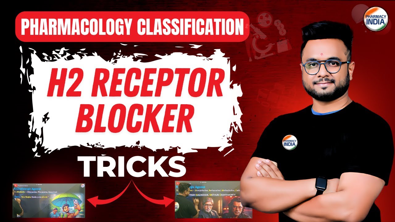 H2 Receptor Blocker With Trick | Pharmacology #pharmacology # ...