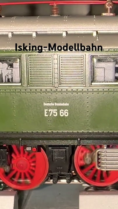 Brawa 43217 H0 Elektrolok E75 der DB #lokomotive #digital #modelleisenbahn #elektrolok #e75 ...