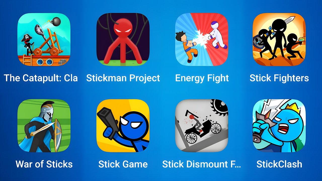 The Catapult, Stickman Project, Energy Fight, Stick Fighters, War of ...