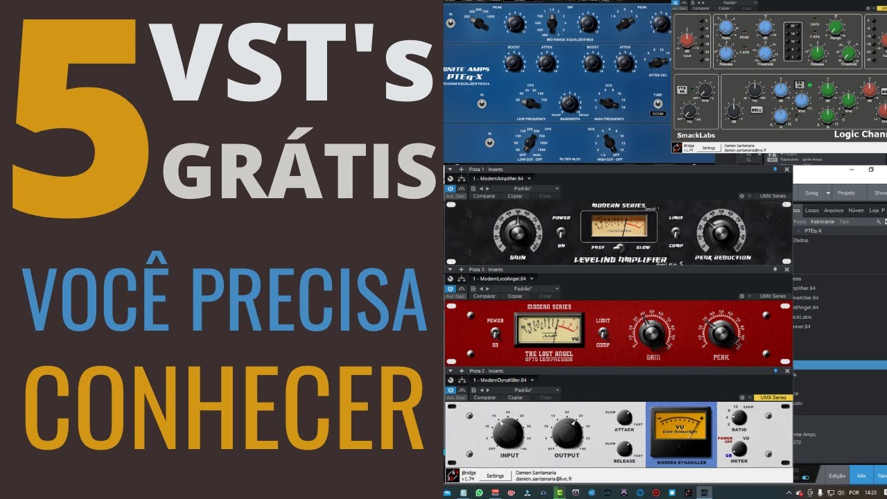 5 Plugins VST Grátis Que Você Precisa Conhecer e Instalar - YouTube