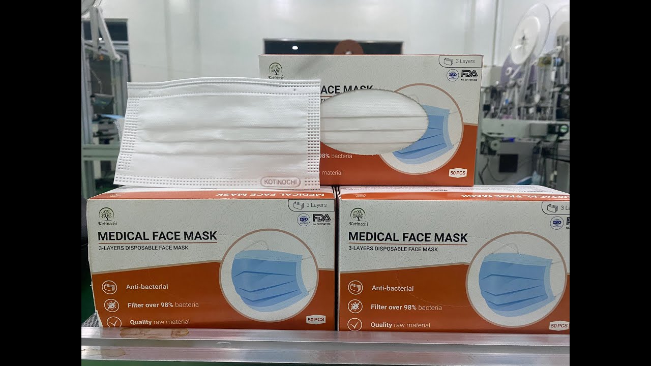 Nhà máy sản xuất khẩu trang 3 lớp// 3 ply face-mask manufacturer in ...