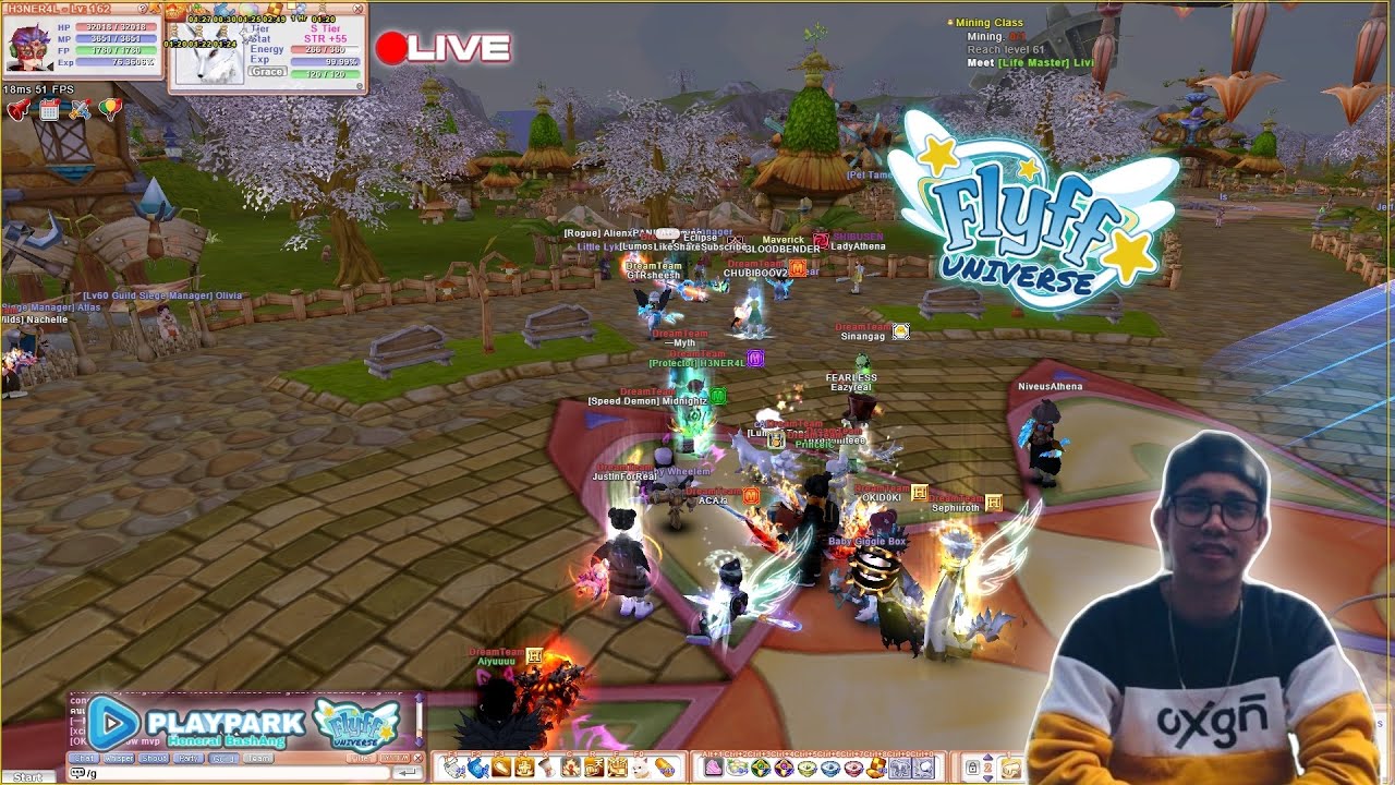 Flyff Universe by PlayPark - Mobile/PC Games MMORPG 🔴Live - Asia Rhisis ...