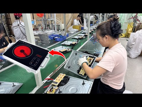 Infrared Cooker Manufacturing Process | Hot Plate Making Process | Electric Stove Making Process 