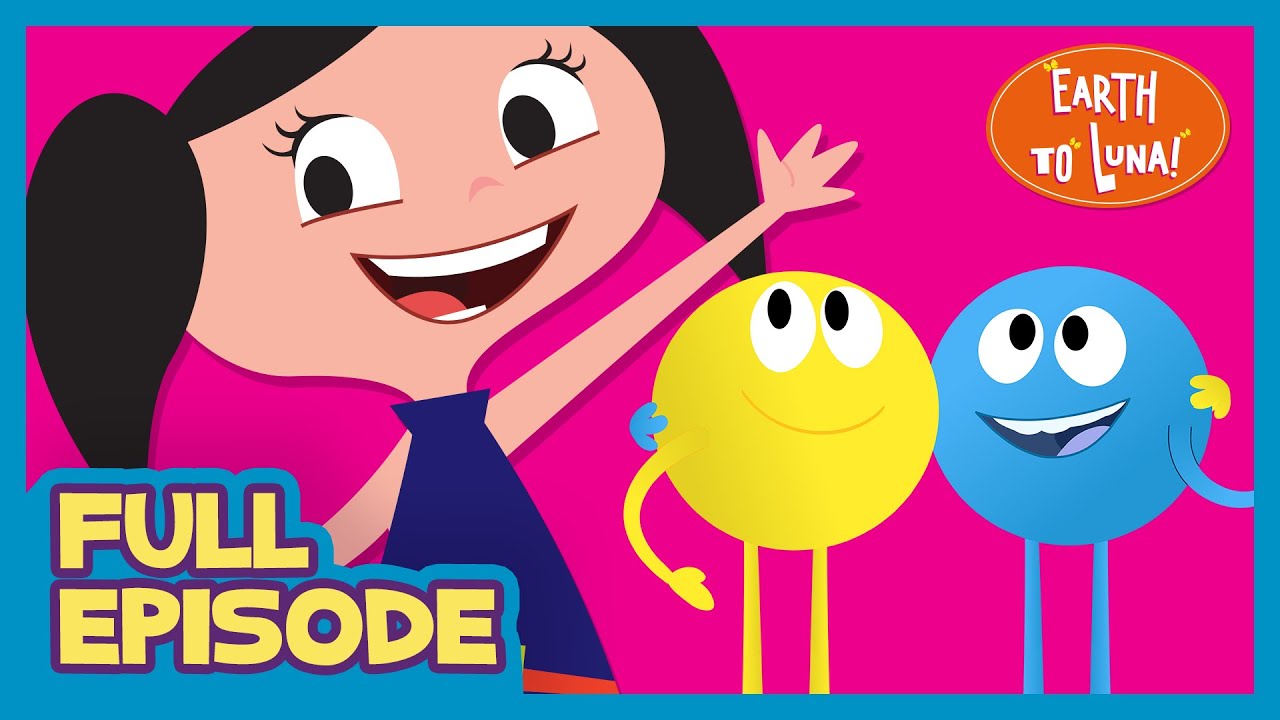 🟠 WHEN YELLOW MET BLUE 🌈🎨 - Full Episode l Earth To Luna! - YouTube