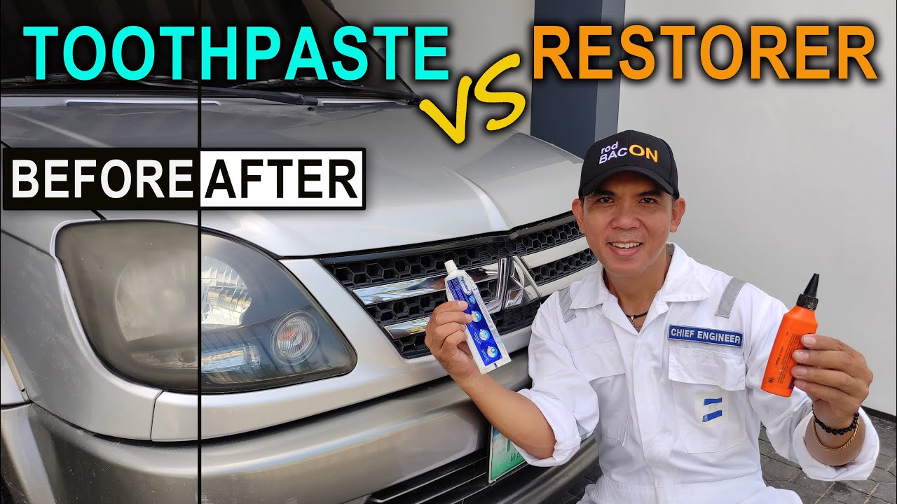10 Minutes DIY HEADLIGHT Restoration - YouTube