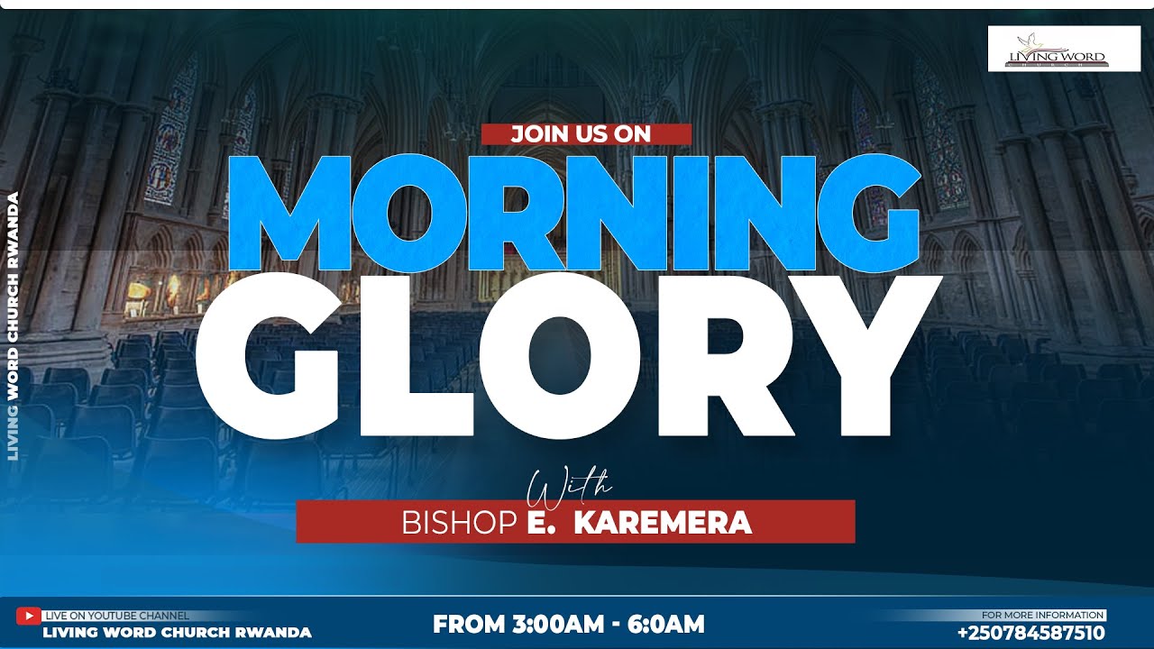 MORNING GLORY ||GUSENGA USENYA IBICANIRO || 16th MAY 2025 ||With BISHOP ...