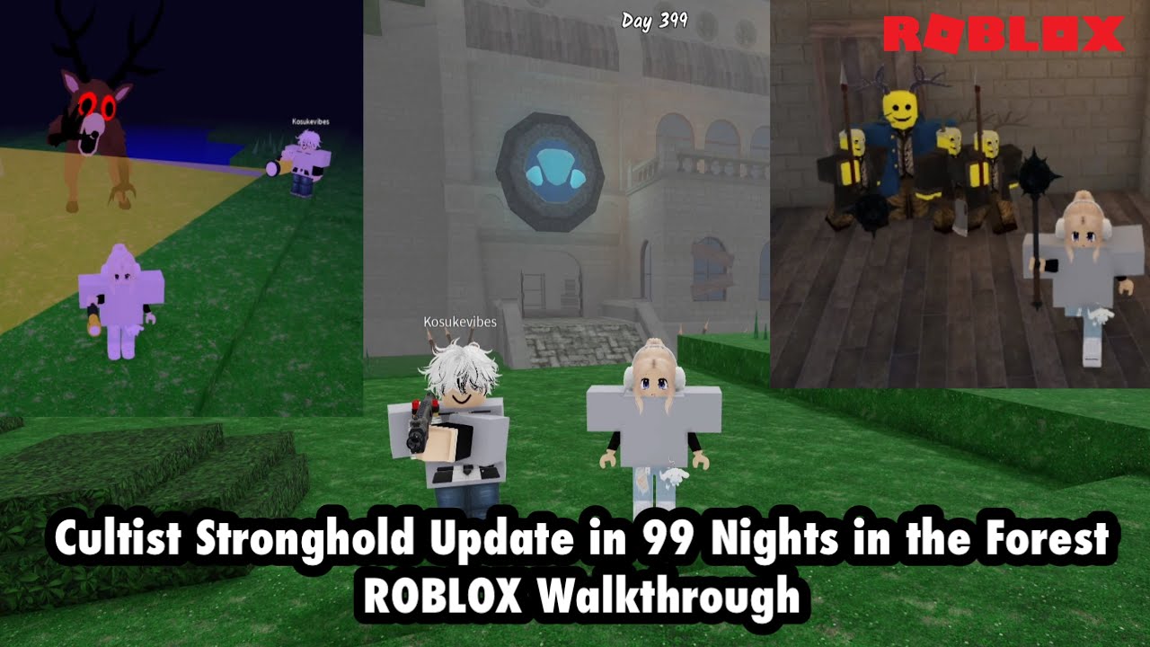 Cultist Stronghold Update in 99 Nights in the Forest - ROBLOX ...