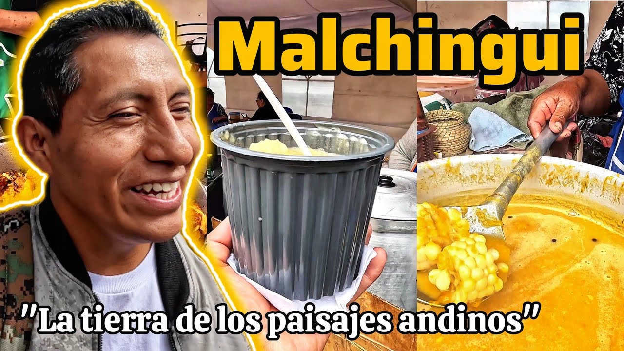 ¡Así se come en Malchinguí! Probando la mejor comida Ecuatoriana - YouTube