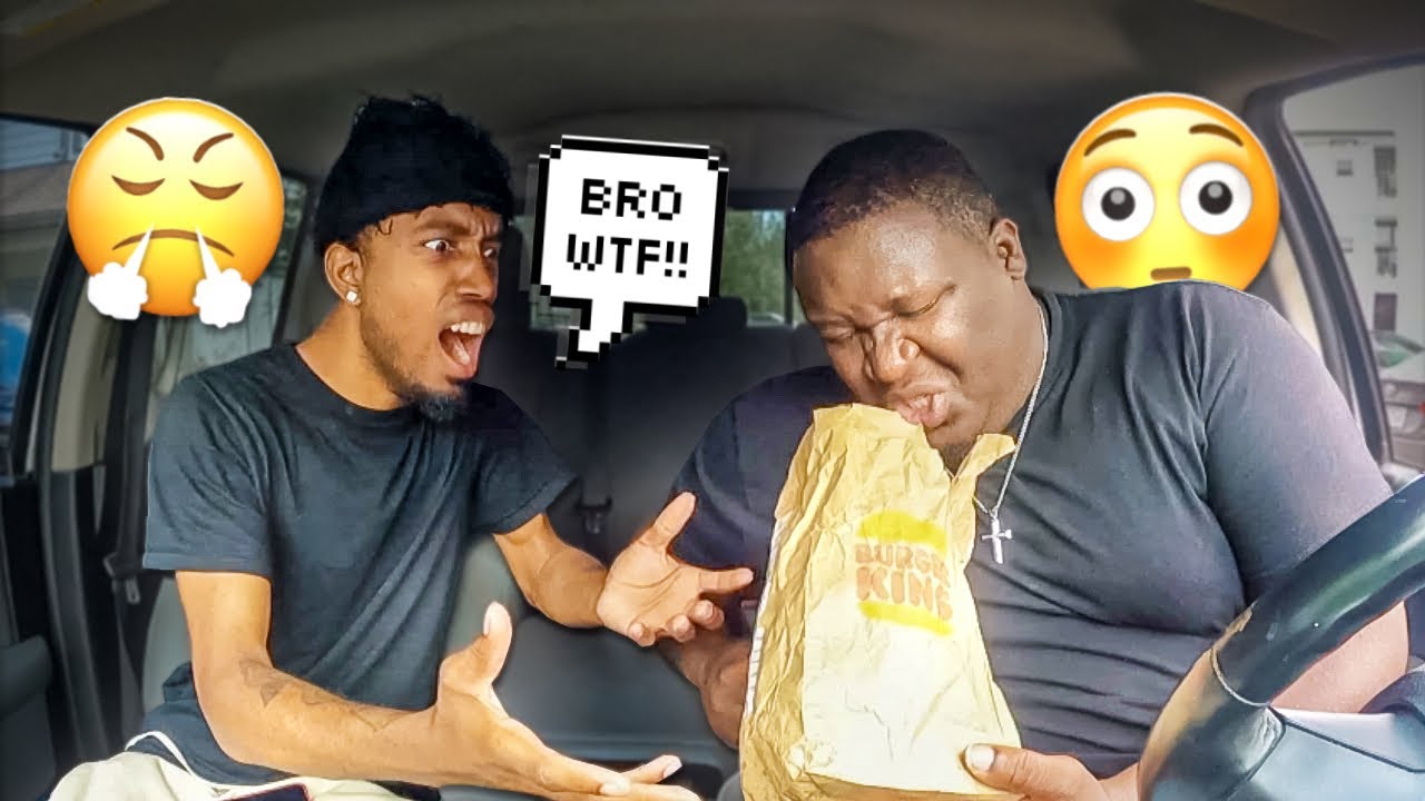 SNEEZING ON MY BROTHERS FOOD TO SEE HIS REACTION !!! - YouTube