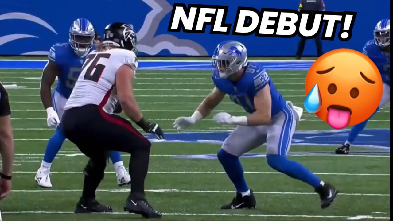 Aidan Hutchinson ‘SCARY’ NFL Debut 🥵 Falcons Vs Lions Preseason ...