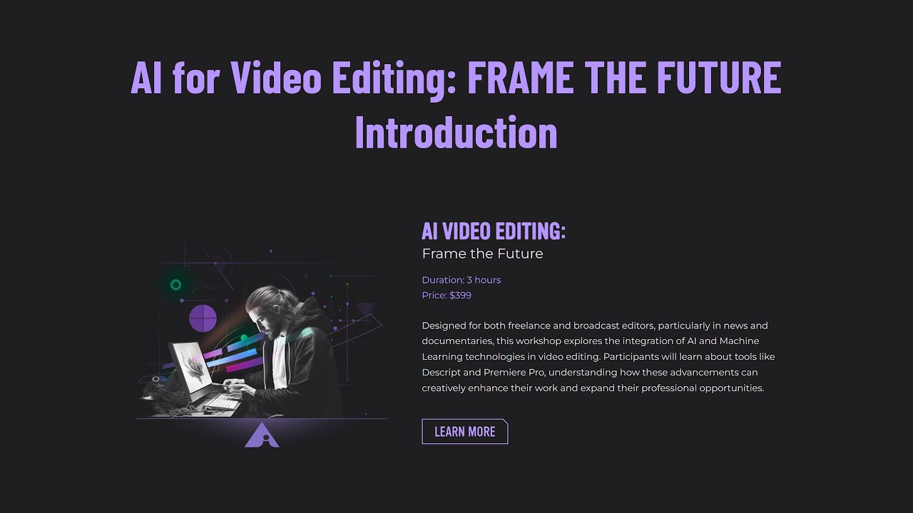 Revolutionizing Video Editing with AI and ML: An Introduction #ai # ...
