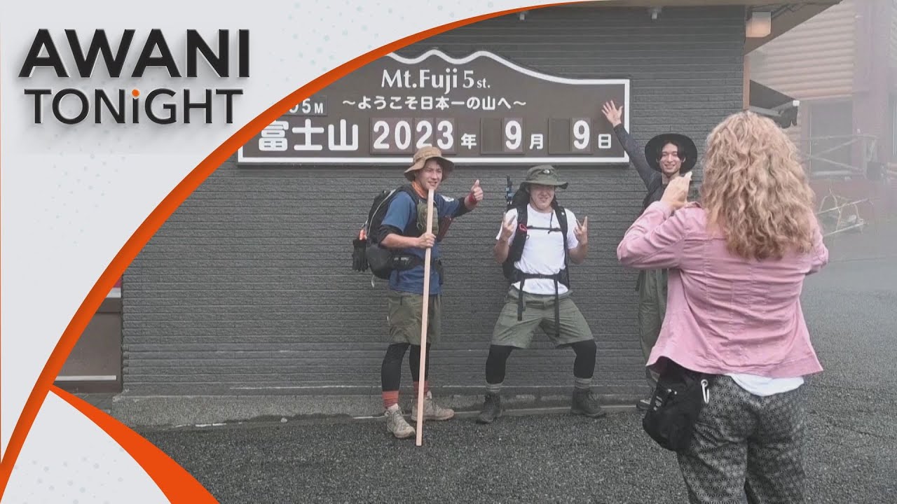 AWANI Tonight: Online booking for Mt. Fuji trail to be introduced - YouTube