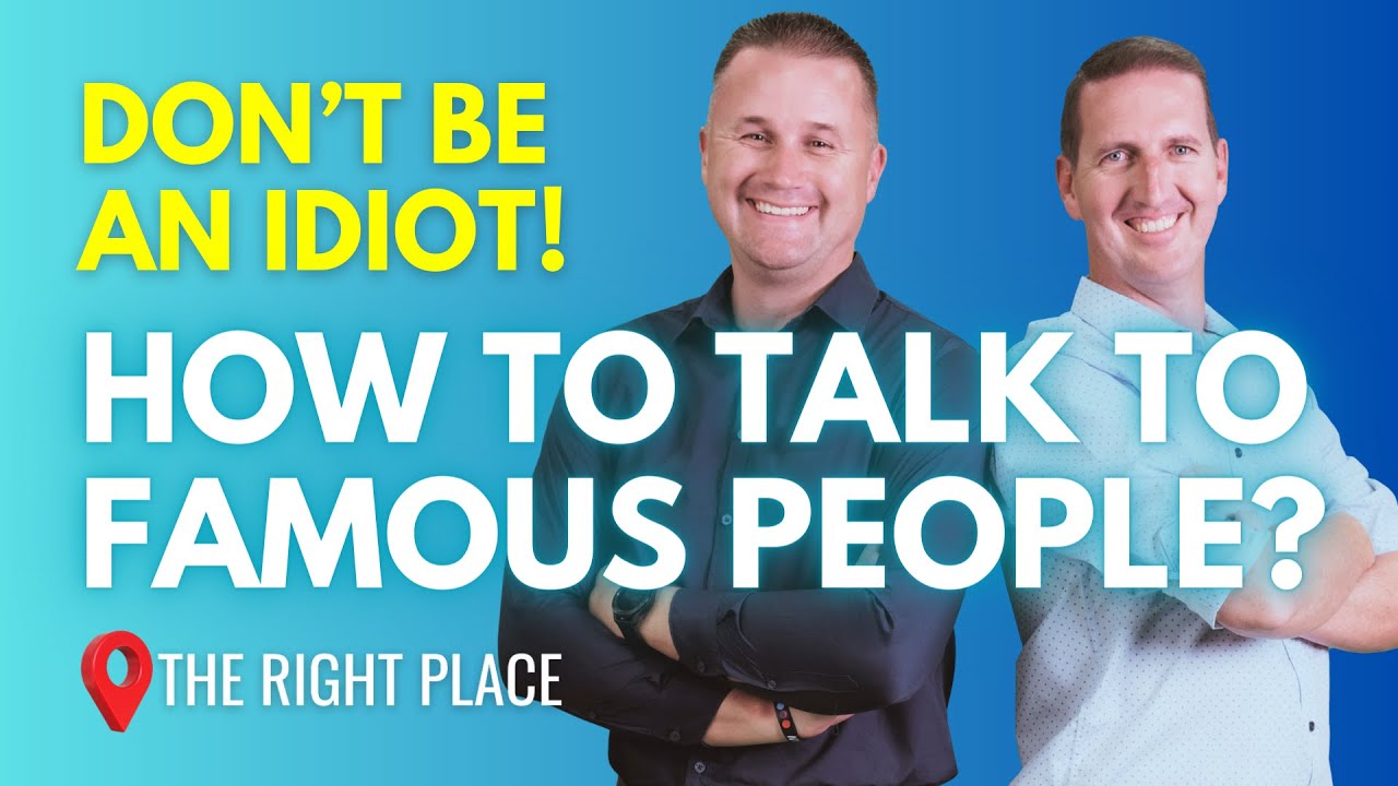 How to talk to famous people - Don't be an idiot! - YouTube