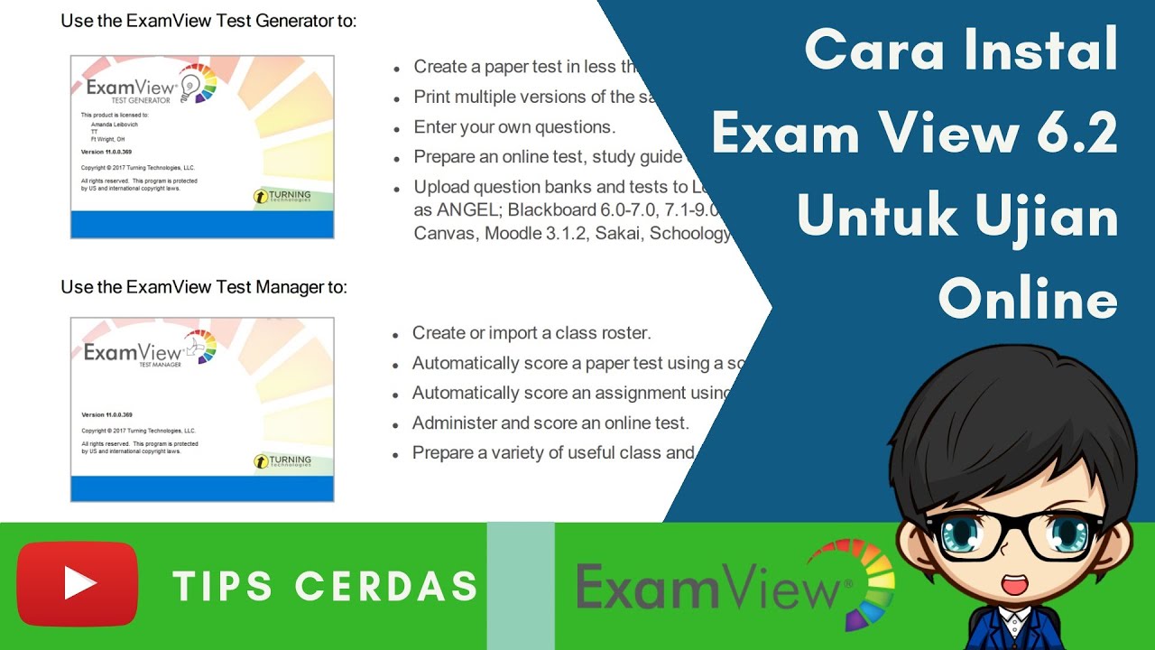 Cara Instal Exam View 6.2 Untuk Ujian Online - YouTube