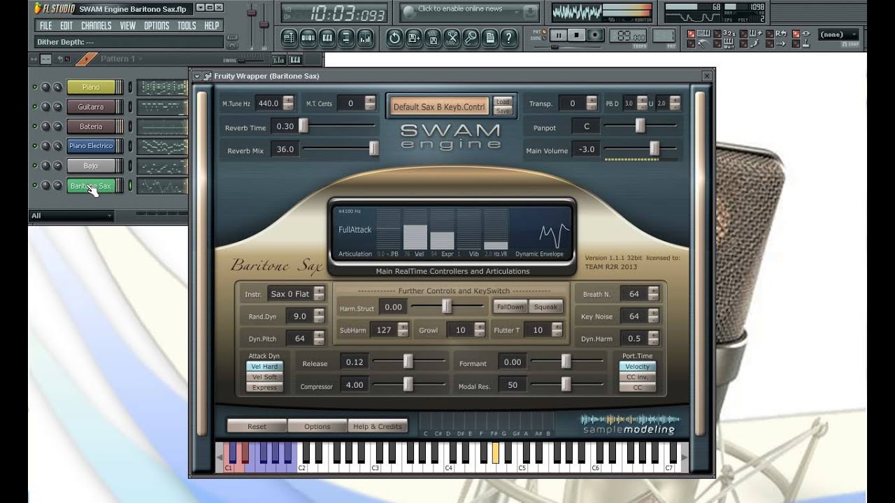 Instrumentos Virtuales | Audio Modeling Baritono Saxophones | Clases de ...