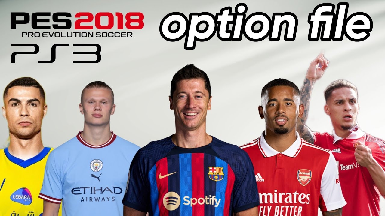 OPTION FILE JANEIRO 23 PES18 PS3 BLuS - YouTube