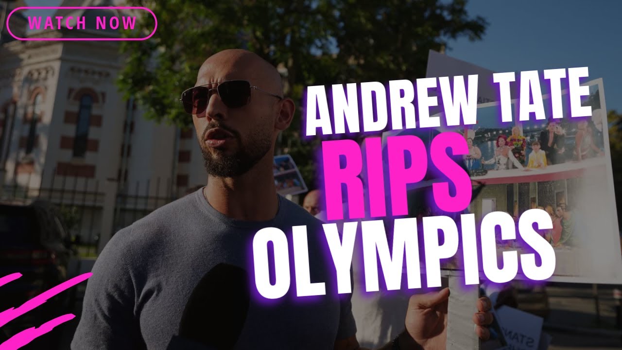 Andrew Tate PROTESTS Last Supper and CALLS out Olympics - YouTube