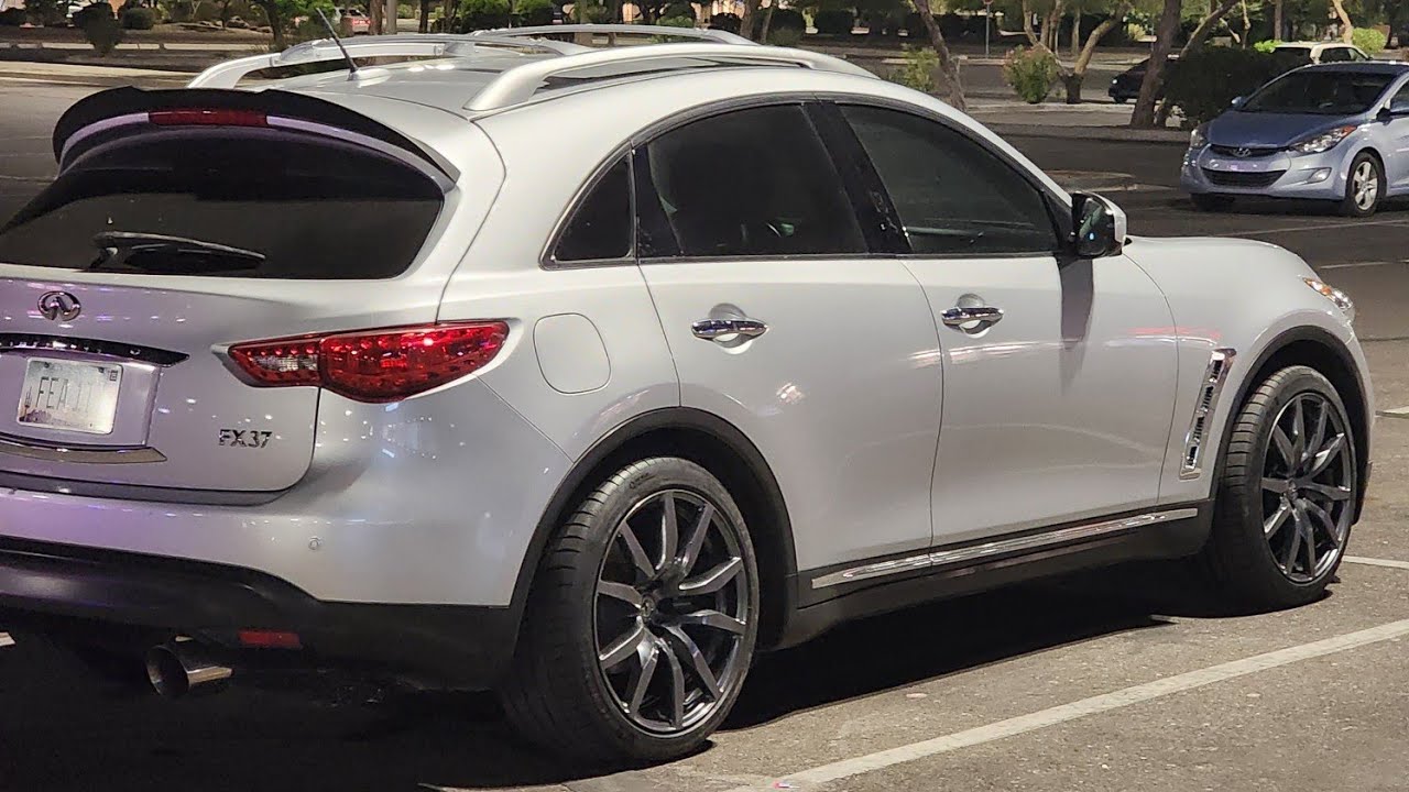 H&R Lowering Springs Install | FX37 QX70 FX50 FX35 - YouTube