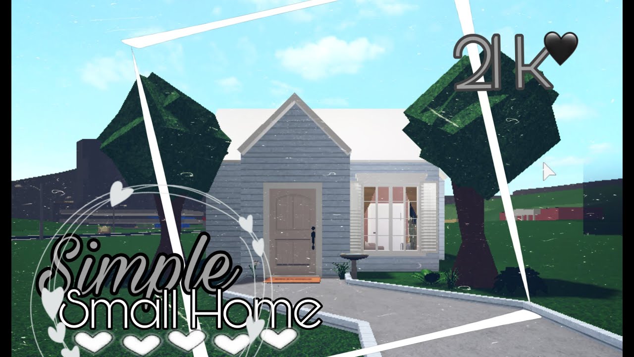 Simple Small House | 21 k | Speedbuild | ♡ Bloxy Builds ♡ - YouTube