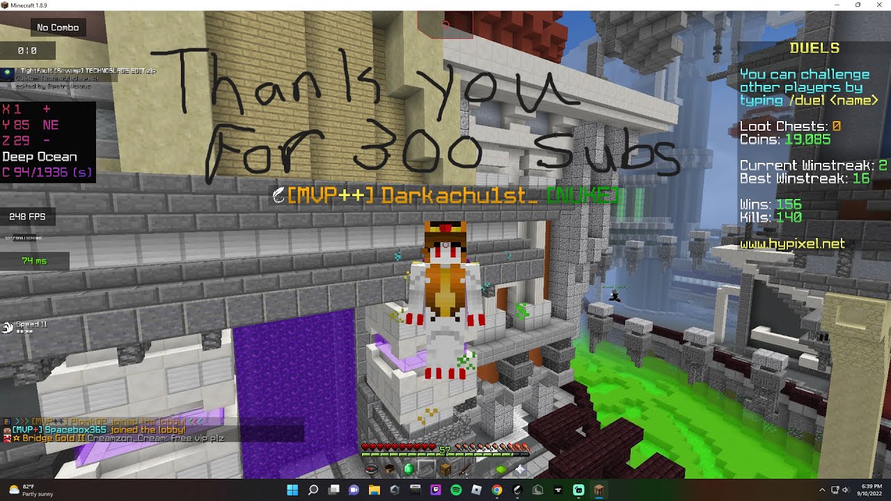 Thanks for 300 subs - YouTube