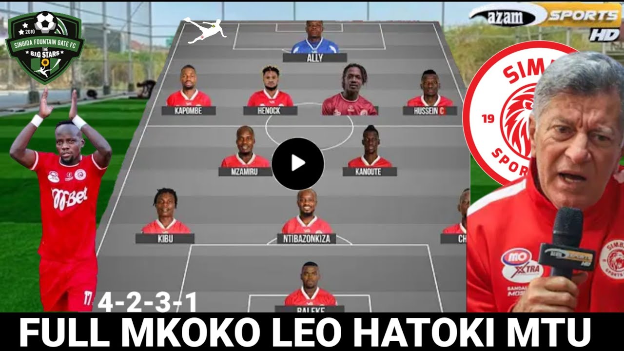 🔴#LIVE :MCHEZO WA LEO FULL MKOKO SIMBA ATANGAZA KIKOSI HATARI NA NUSU ...