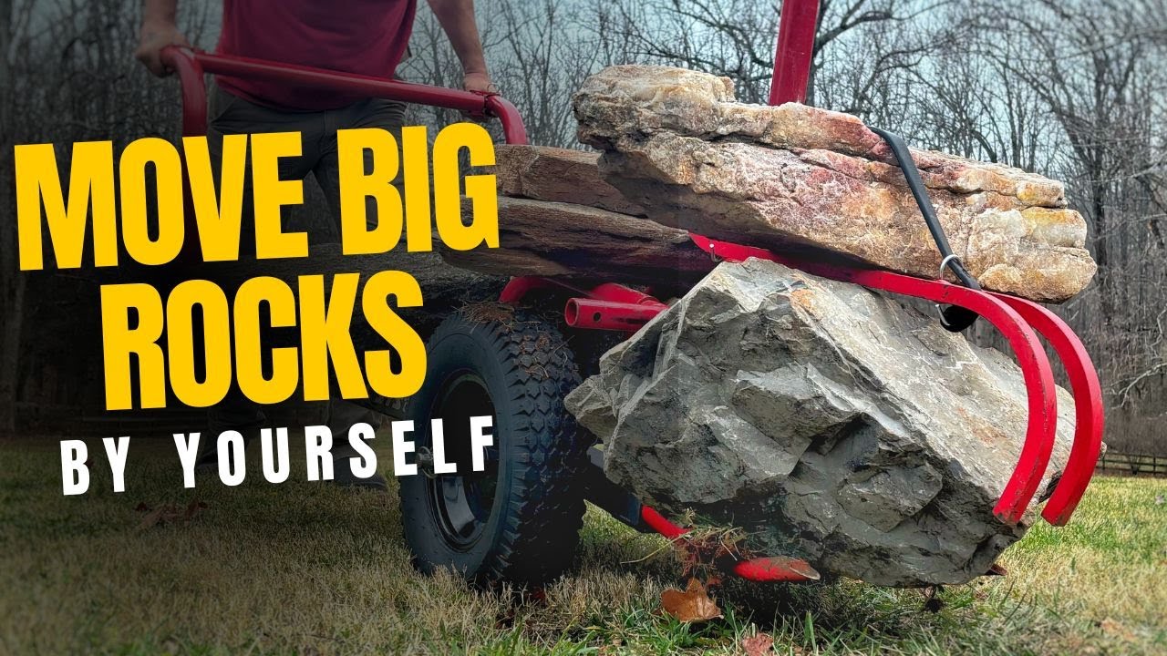 How to Move Big Rocks on a Hill Without Lifting - YouTube
