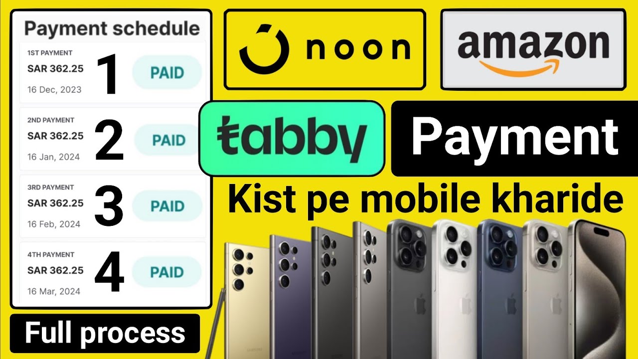 Noon Amazon Tabby Payment | Tabby Next Installment Payment | Tabby Se ...