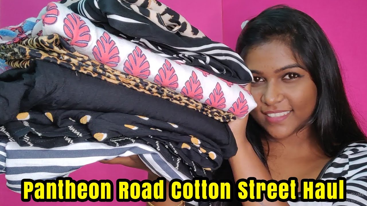 Pantheon Road Shopping Haul | Cotton Street Egmore Shopping Haul ...
