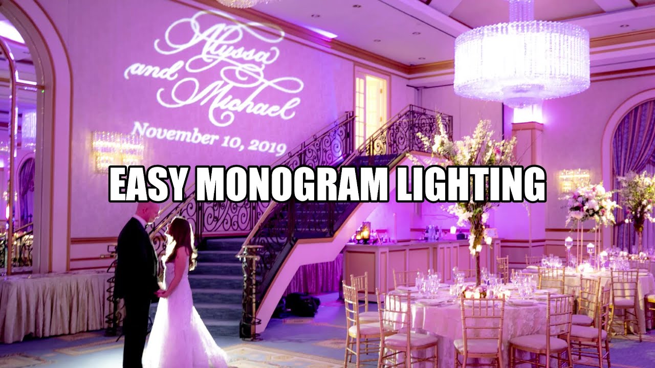 Easy Monogram Lighting! - YouTube