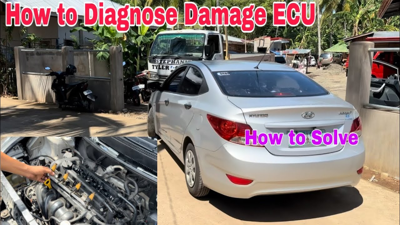 Hyundai Accent ECU Damage how to Diagnose and Solve - YouTube