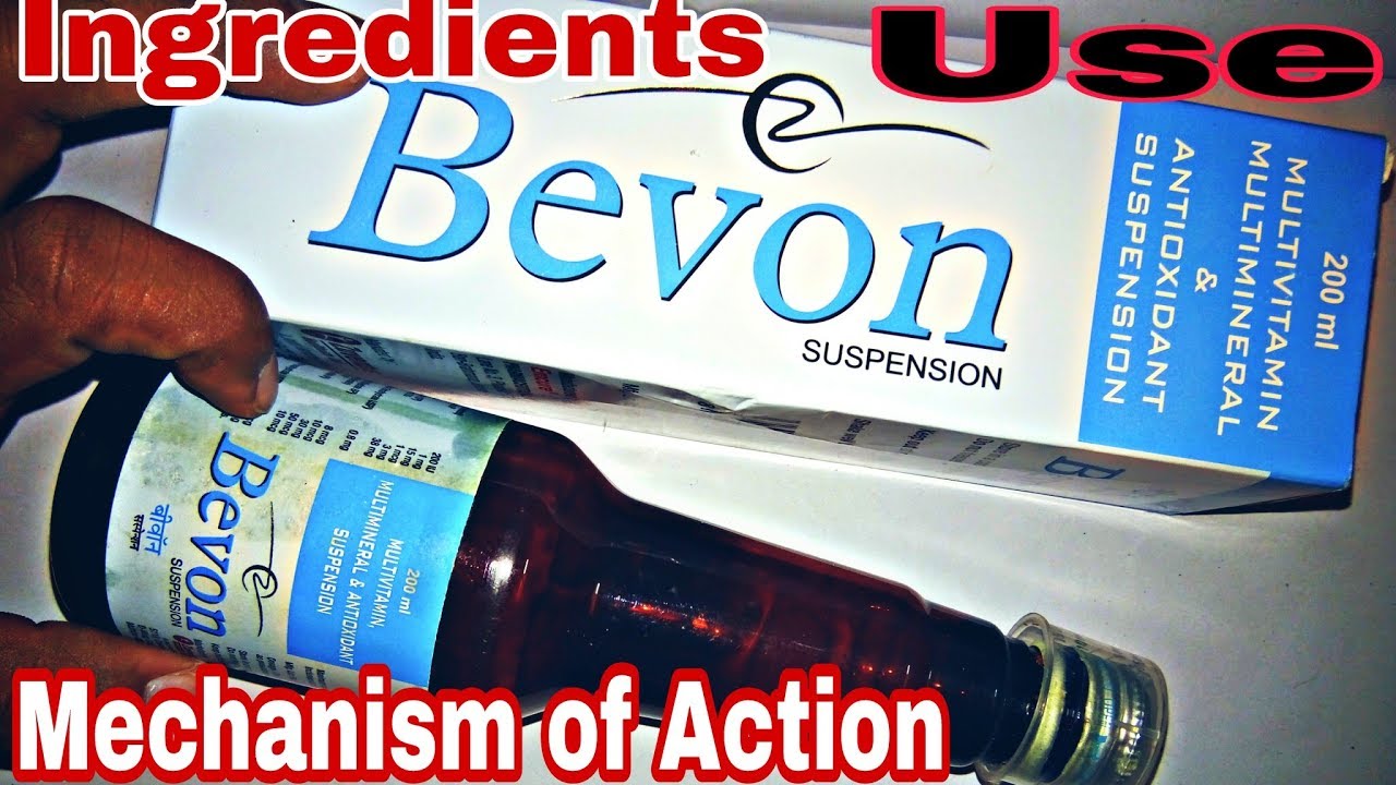 Bevon Syrup|Multivitamin,Multimineral & Antioxidant Suspension|Use ...