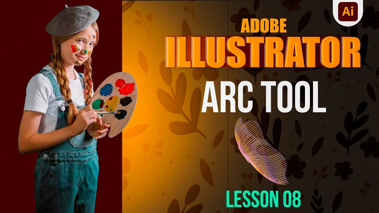 Adobe Illustrator Tutorials Arc Tool | J Art - YouTube