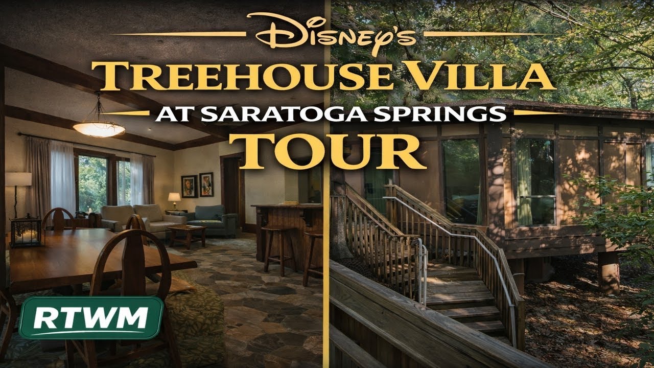 Disney’s Saratoga Springs - DVC Treehouse Villa - Room 7048 - YouTube