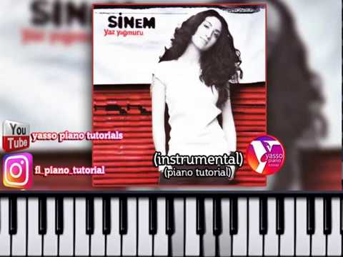 Sinem yaz yagmuru notalari piano tutorial sintez azeri korg pa 50 80 3x