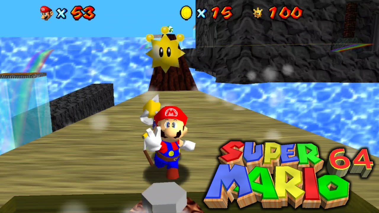 Super Mario 64 Water Bomb Sunshine HD Textures Sunshine Full Screen 16: ...