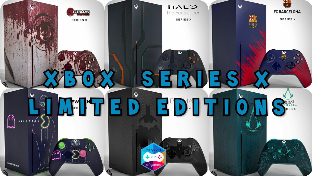Xbox series x LIMITED EDITIONS - YouTube