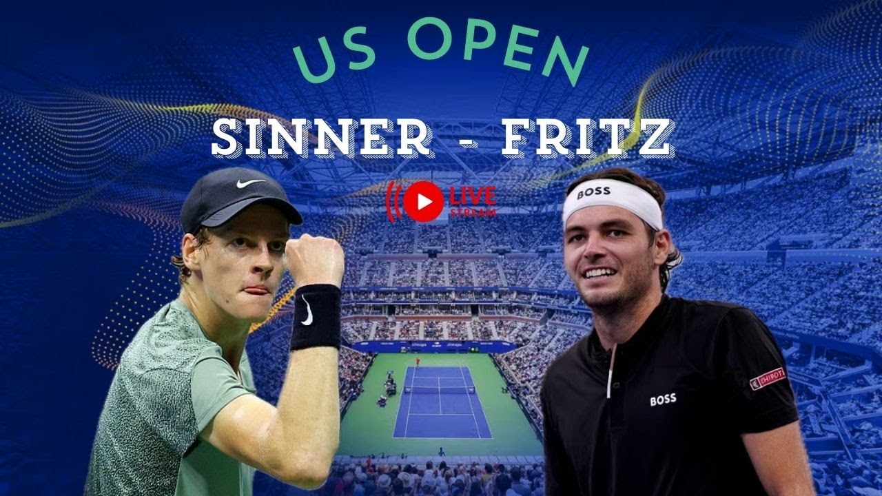 Jannik Sinner vs Taylor Fritz · US Open final · LIVE TENNIS WATCHALONG ...