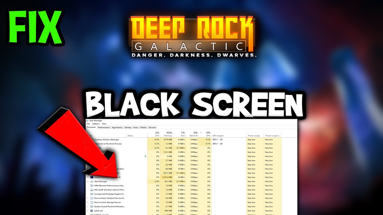 Deep Rock Galactic – How to Fix Black Screen & Stuck on Loading Screen ...
