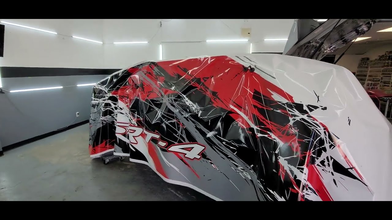 Dodge Caliber SRT-4 custom wrap - YouTube