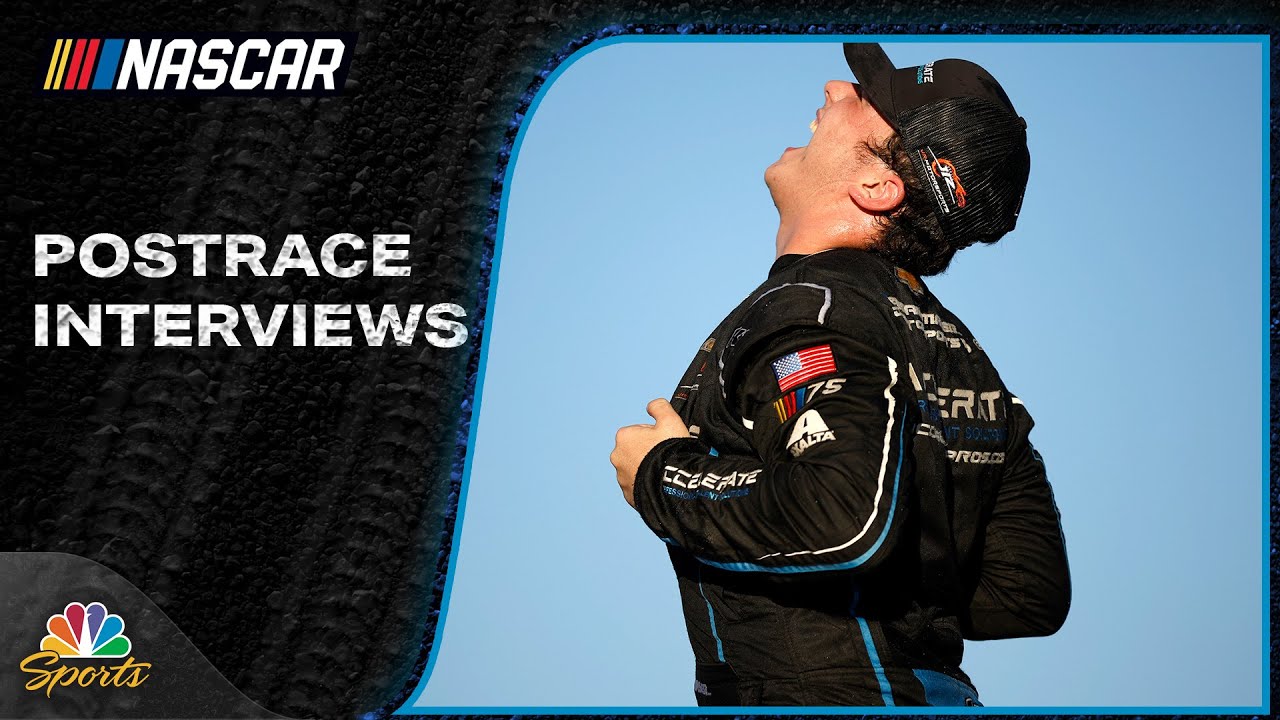 NASCAR Xfinity Series POSTRACE INTERVIEWS: Contender Boats 300 | 10/21 ...