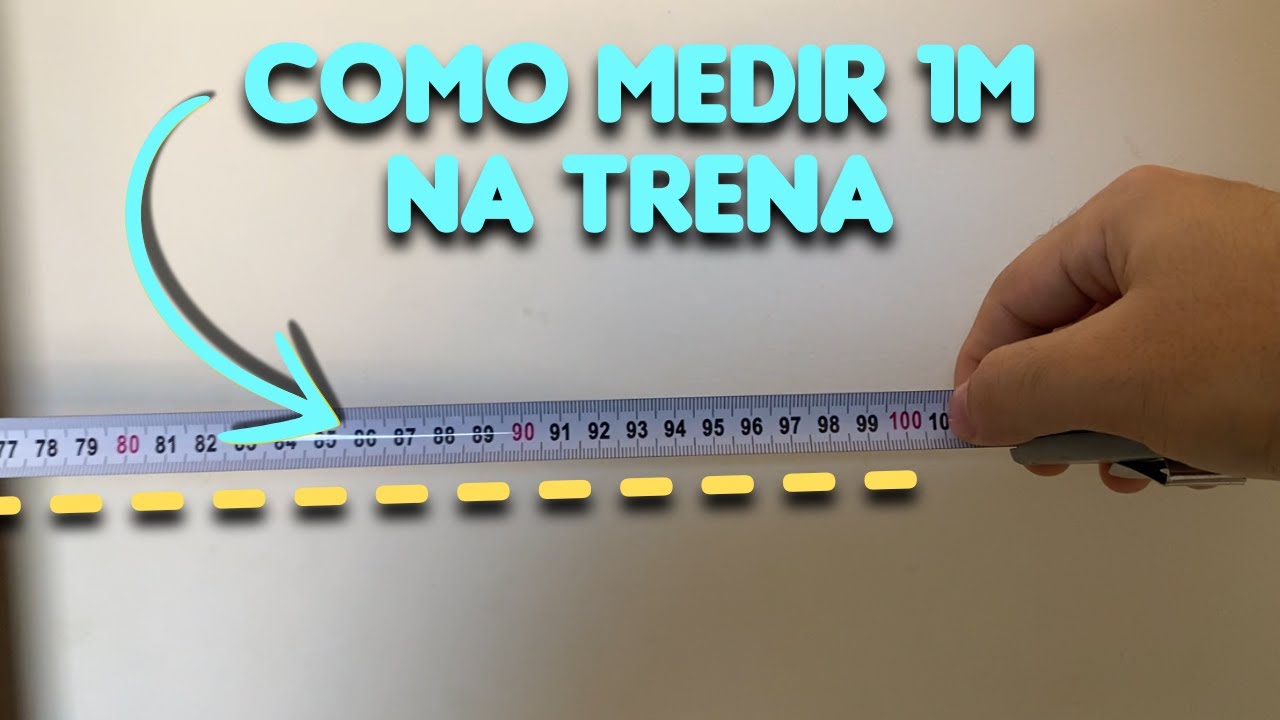 Como Medir 1 Metro na Trena - YouTube