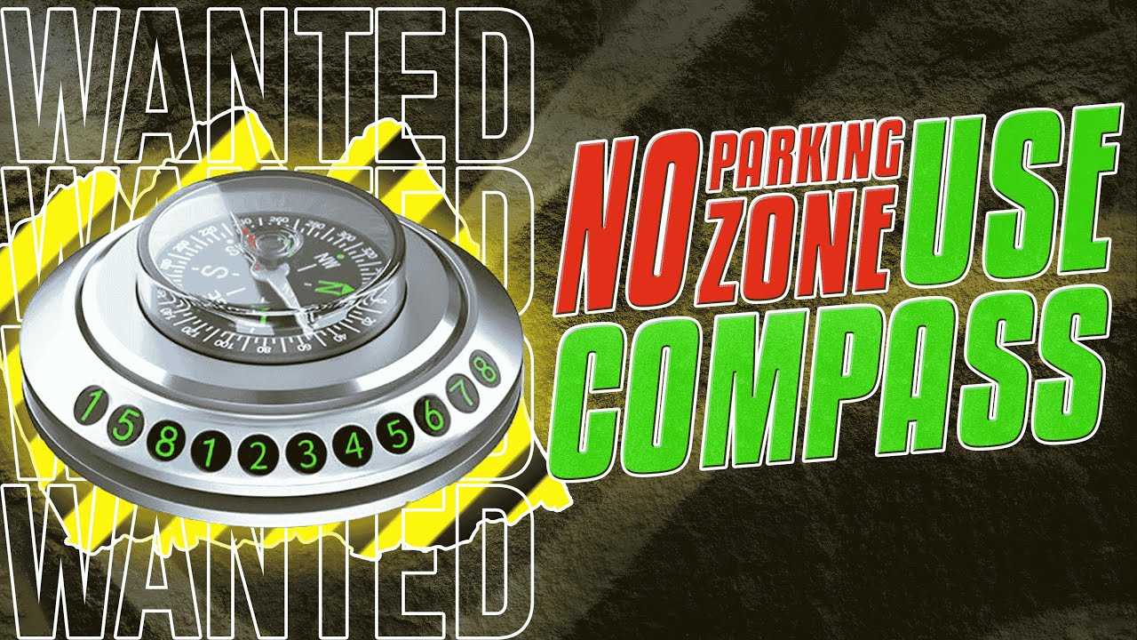 Get Noticed in the Parking Lot with a Compass Style Number Plate ...