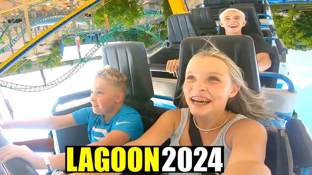 BEST RIDES at LAGOON AMUSEMENT PARK 2024! - YouTube