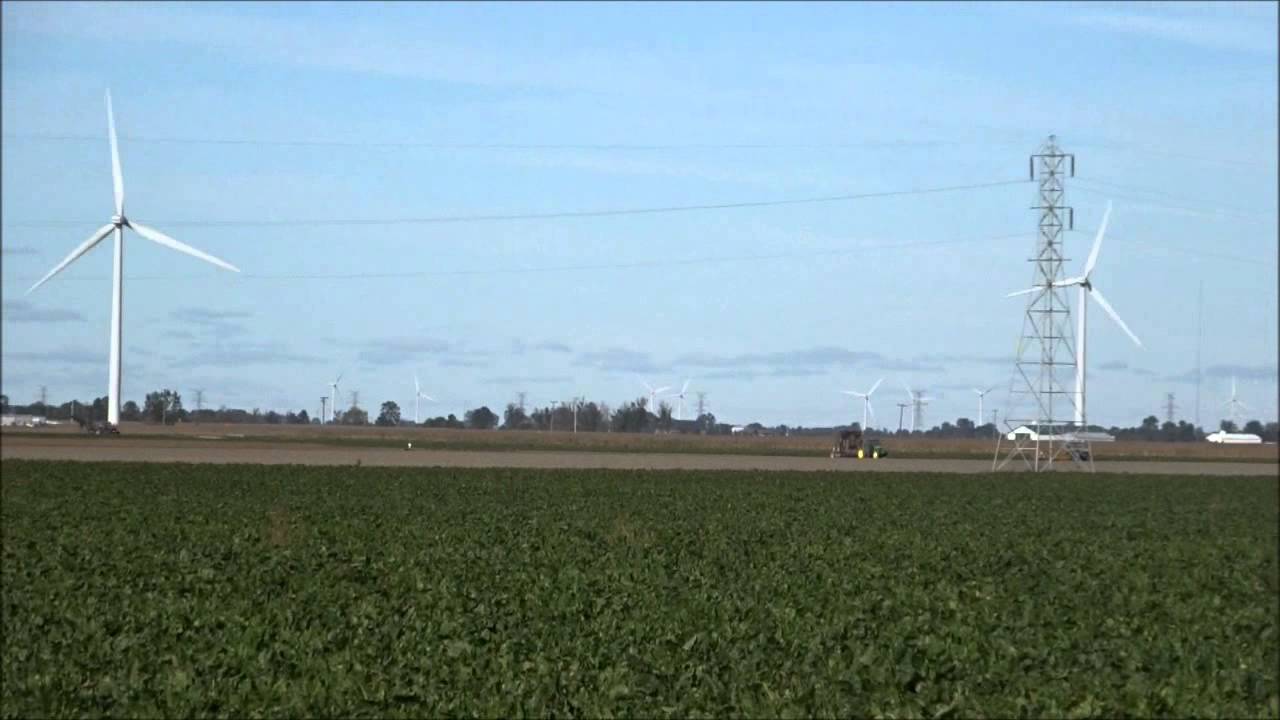 Windmills in the Michigan Thumb - YouTube