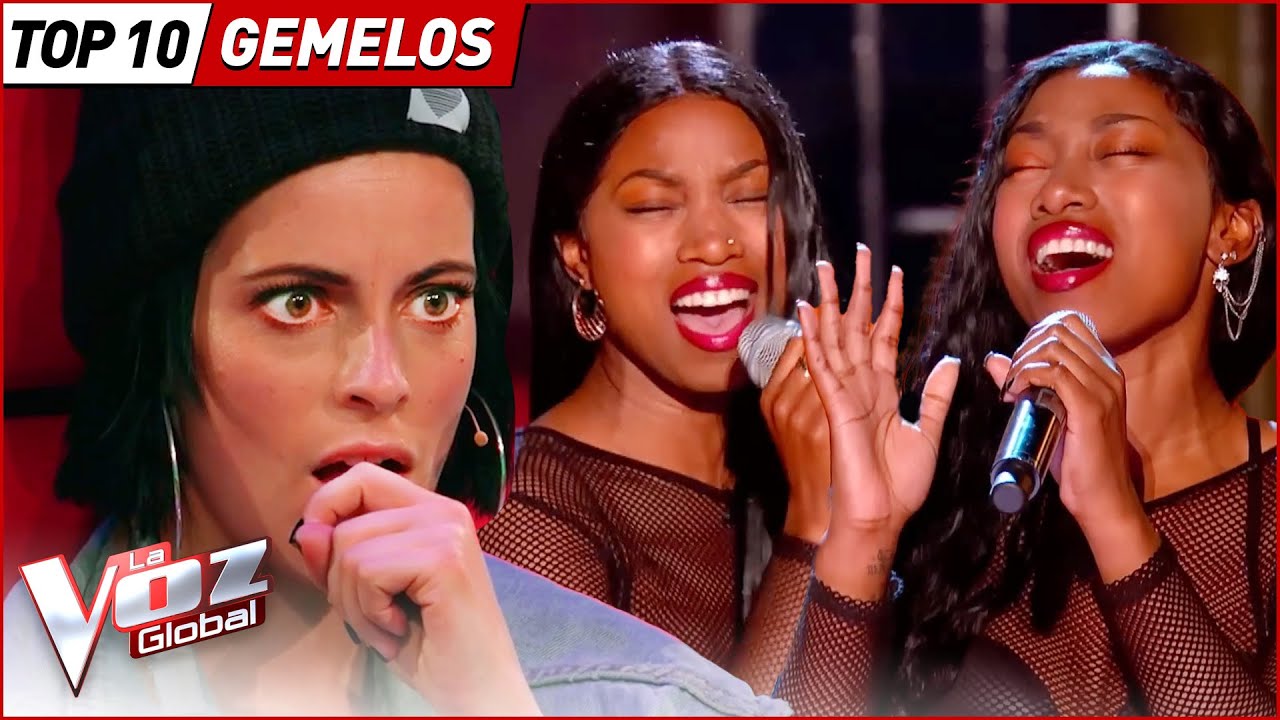 IDENTICAL TWINS that SHOCKED the COACHES on The Voice - YouTube Music