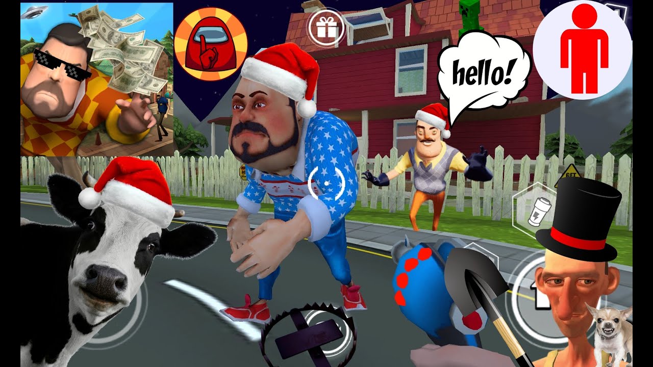 dark riddle mod apk vs angry neighbor mod apk mod by ciber hacker - YouTube