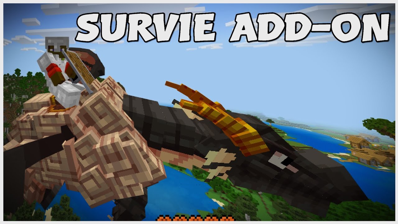 Survie minecraft avec add-ons - partons à l’aventure ! - partie 4 - YouTube
