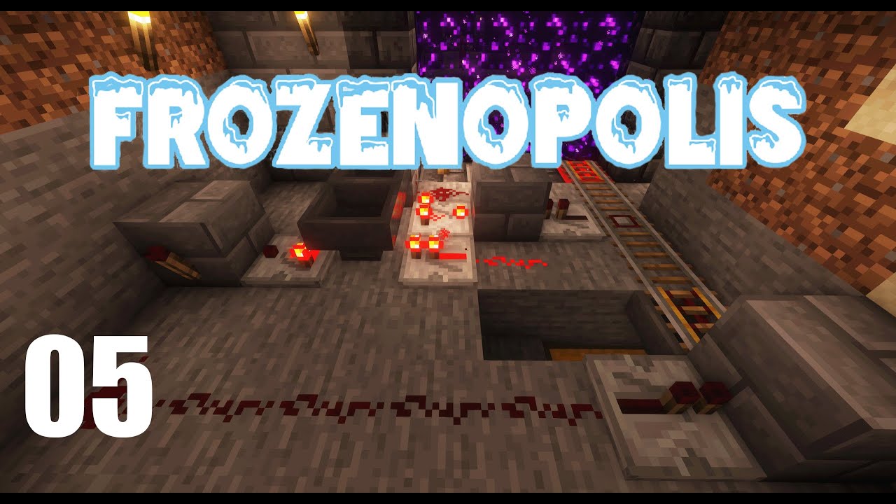 Minecraft Frozenopolis - Cross Dimension Transport - YouTube